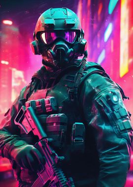 Neon Soldier Wallpapers - Wallpaper Cave