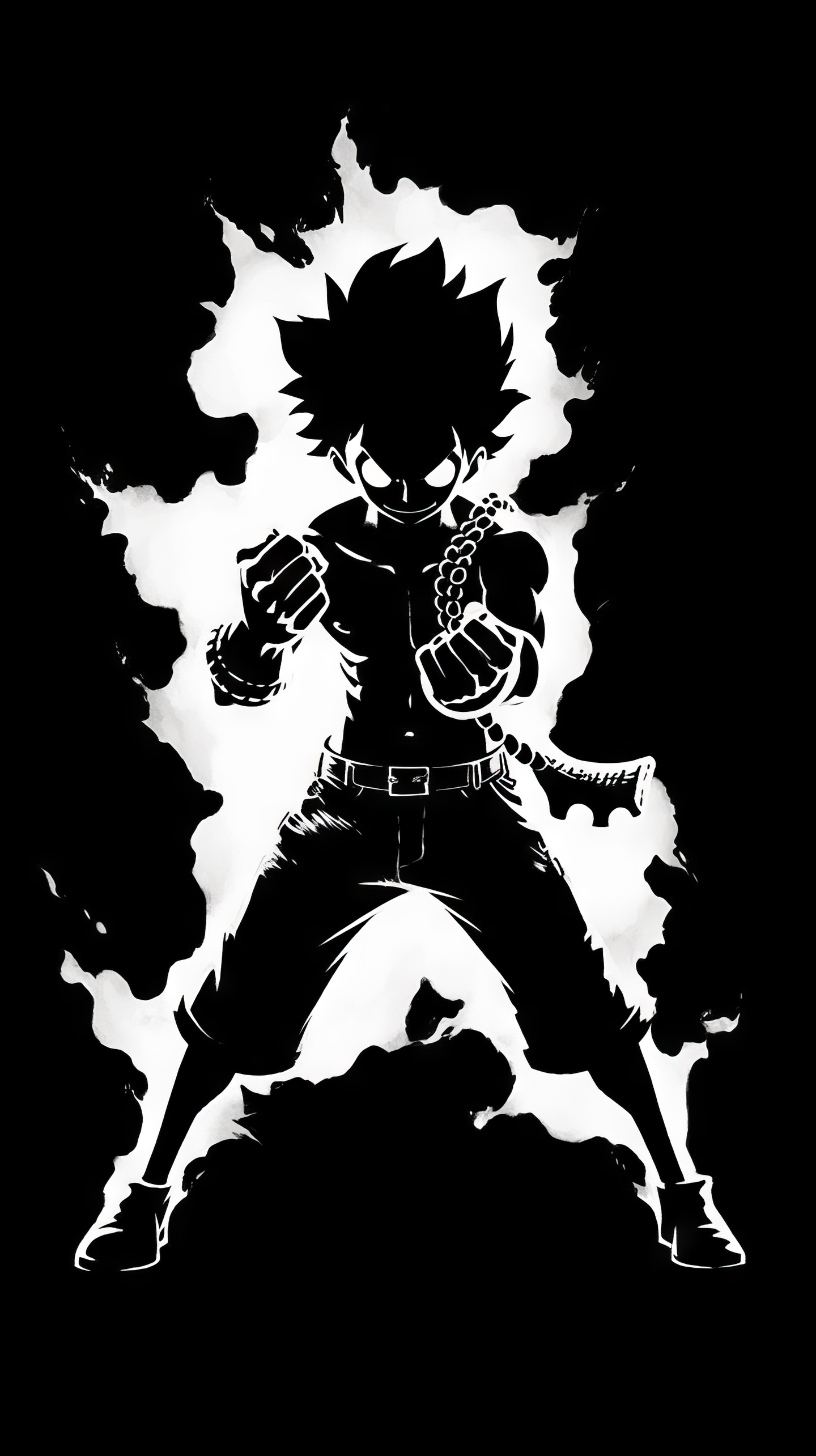 Anime Luffy Black Wallpapers - Wallpaper Cave