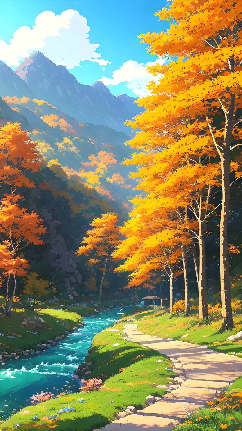 Digital Landscape Phone Wallpapers - Wallpaper Cave