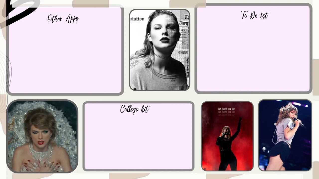 Taylor Swift Collage Laptop Wallpapers - Wallpaper Cave