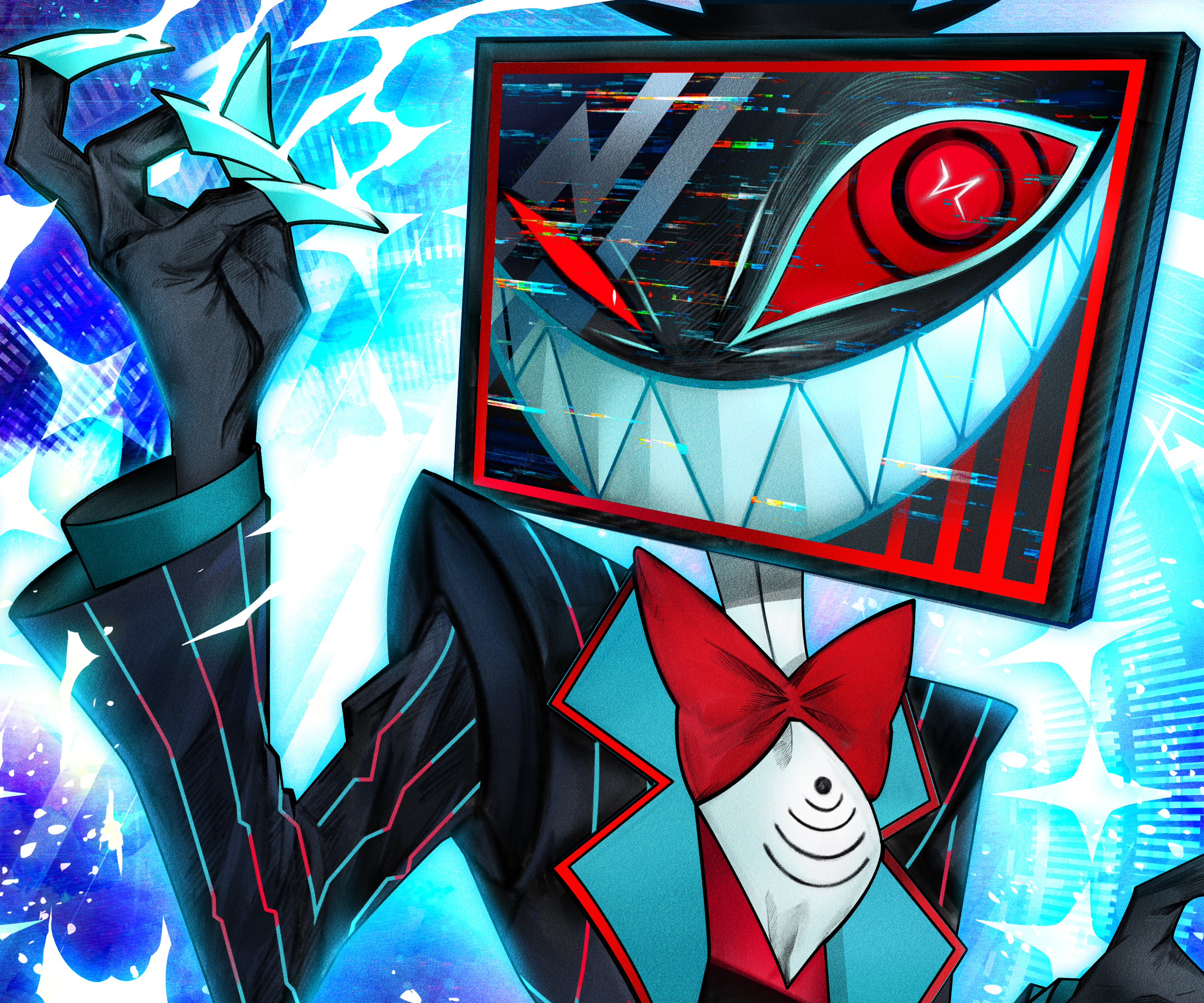Hazbin Hotel Vox Face Desktop Wallpapers - Wallpaper Cave