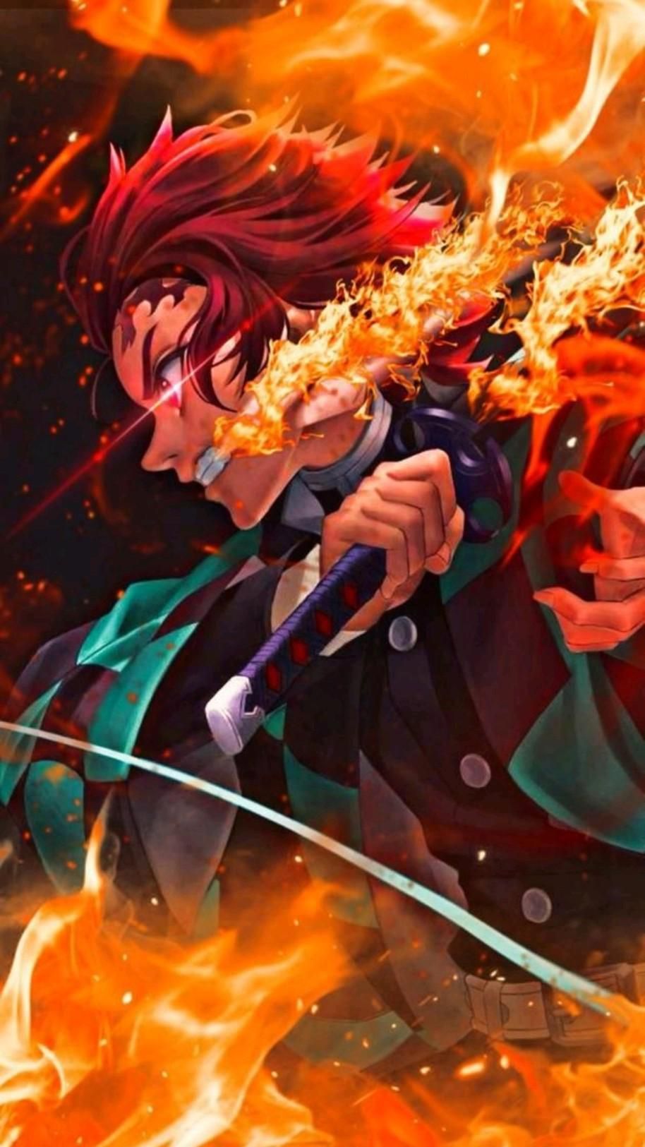 Tanjiro Flame Dragon Wallpapers - Wallpaper Cave
