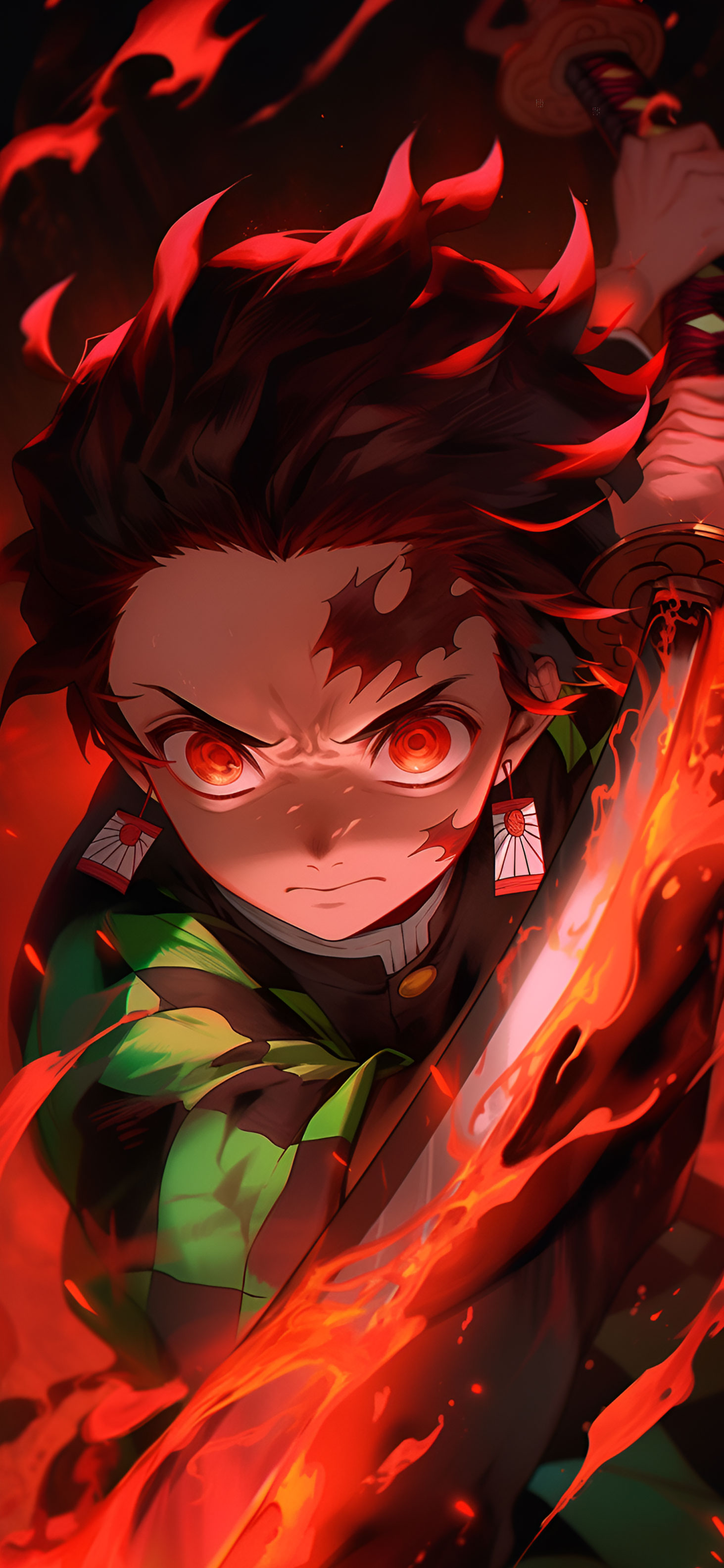 Tanjiro Flame Dragon Wallpapers - Wallpaper Cave