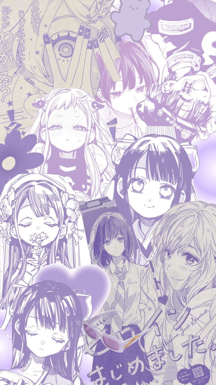 Anime Girl Collage Wallpapers - Wallpaper Cave