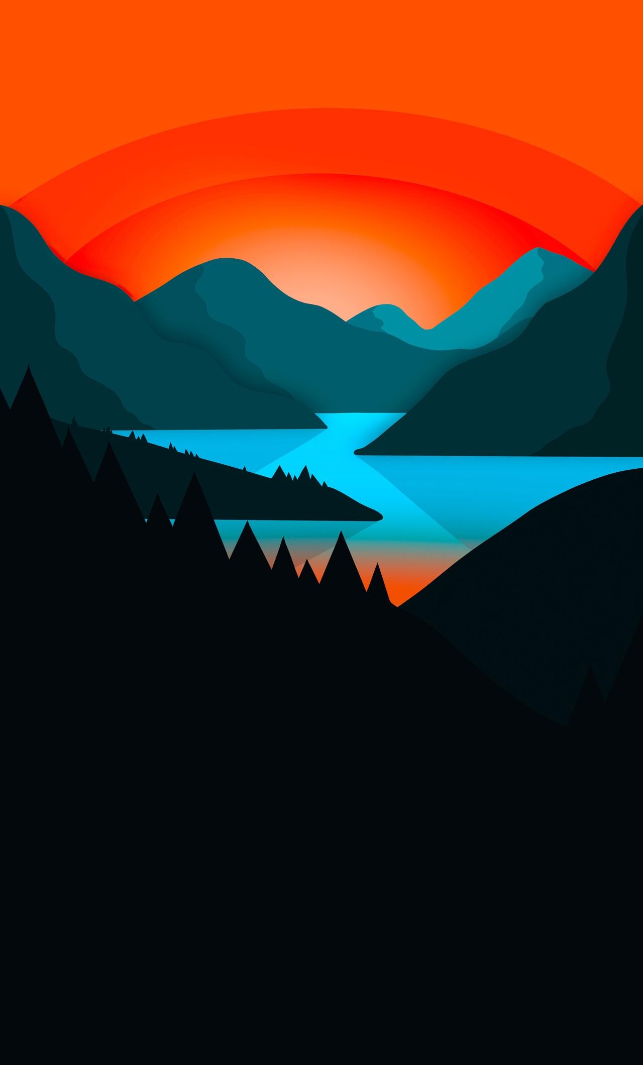 Minimal Landscape Phone Wallpapers - Wallpaper Cave