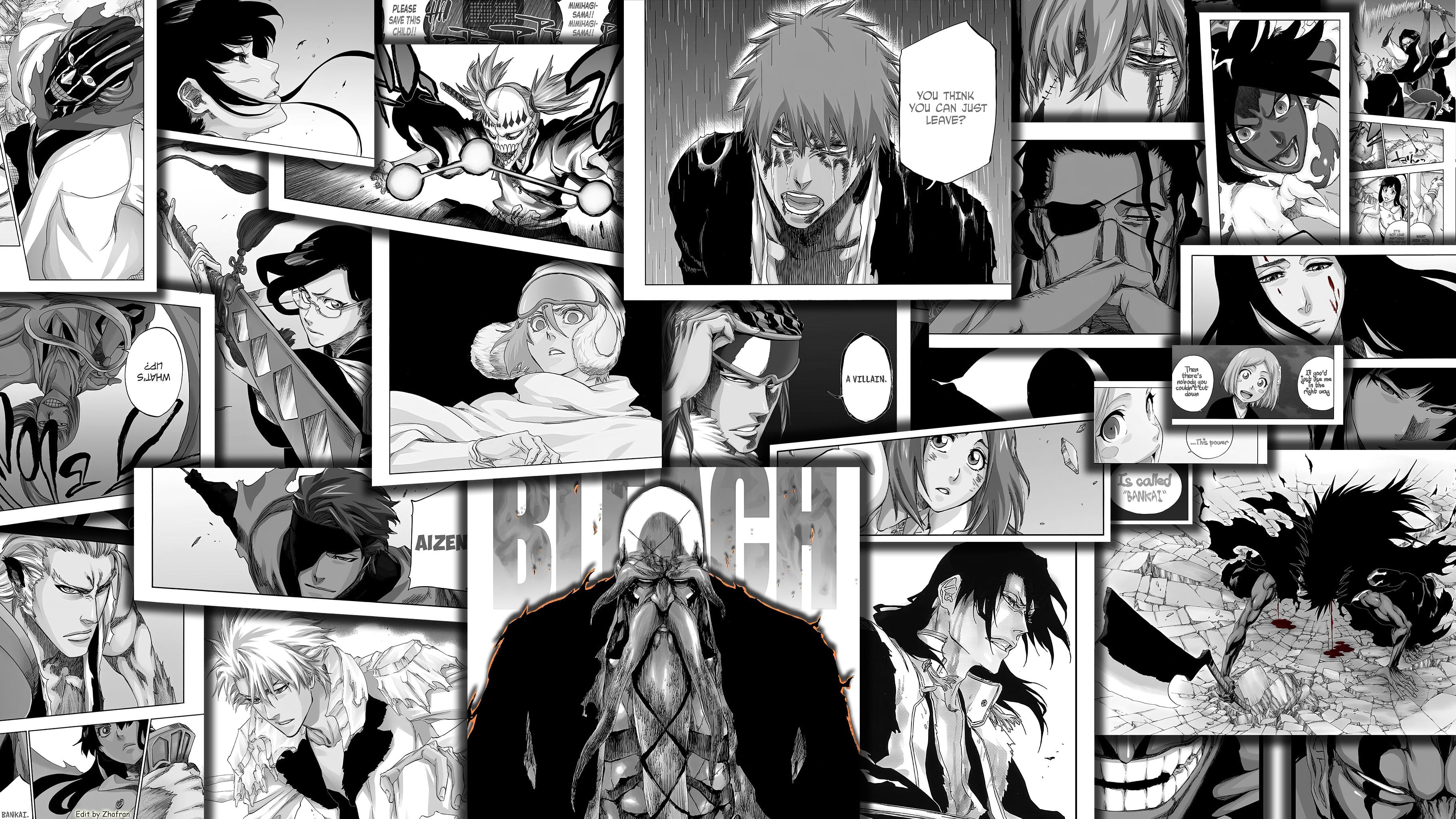 Anime Black And White 4k Desktop Wallpapers - Wallpaper Cave