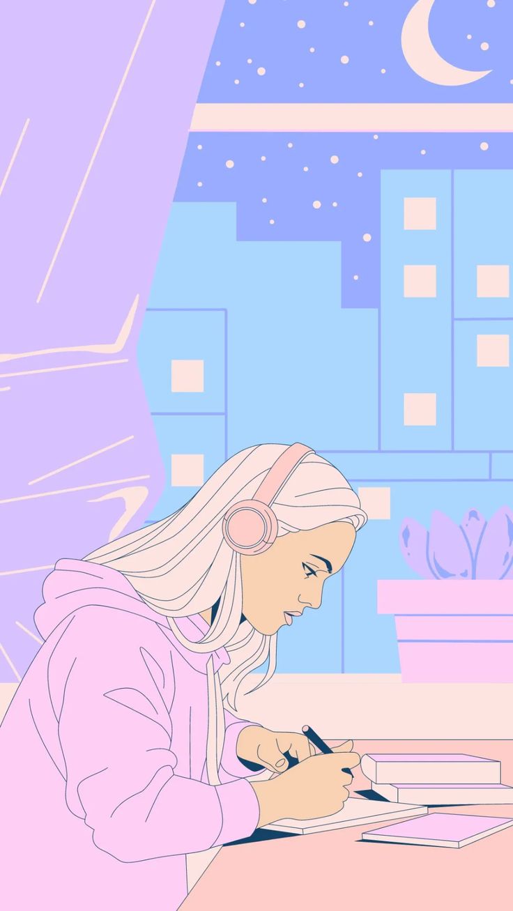 Anime Girl Adorable Preppy Wallpapers - Wallpaper Cave