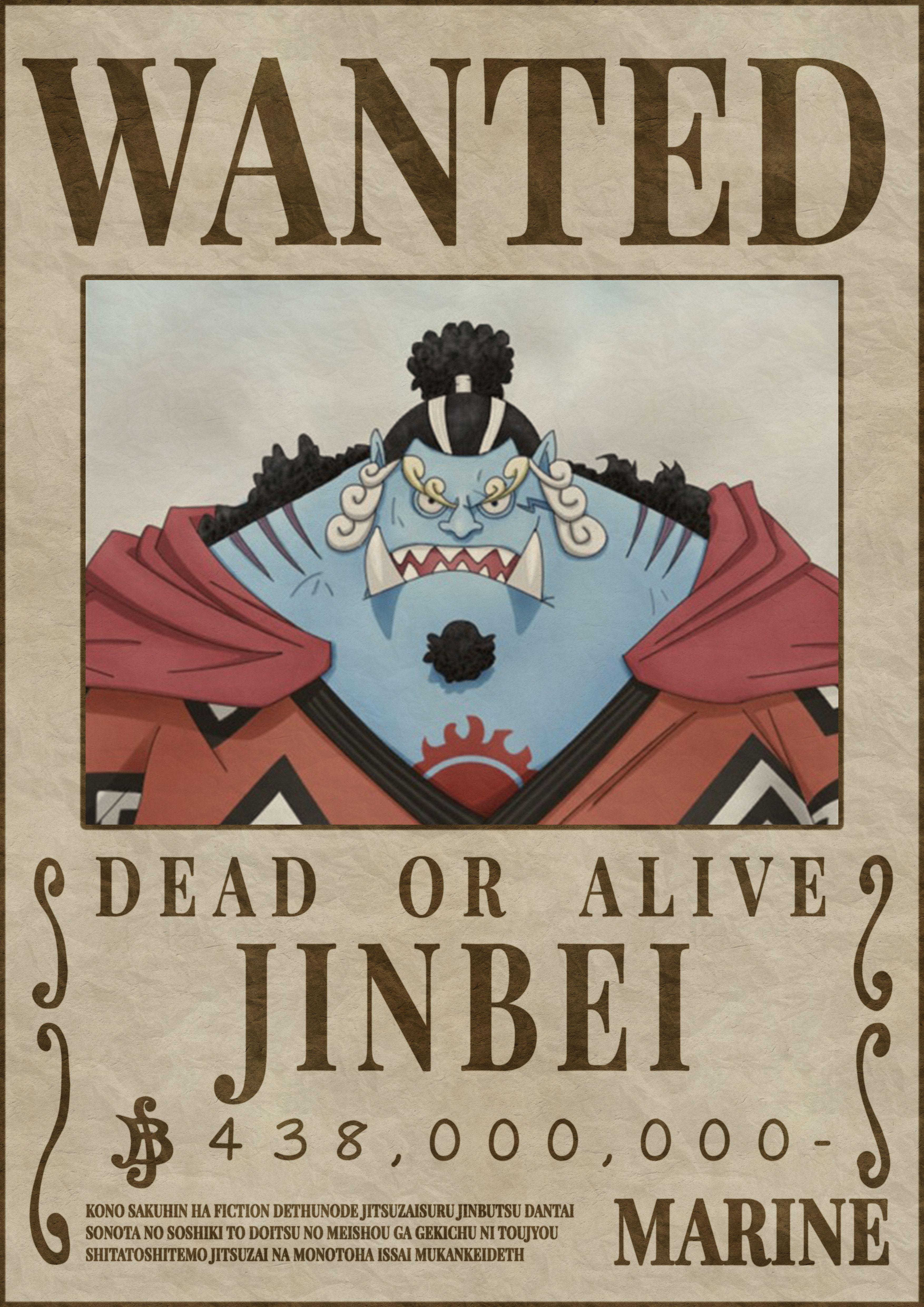 Jimbei Wanted Poster Wallpapers - Wallpaper Cave