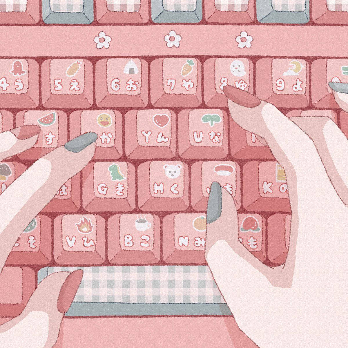 Aesthetic Keyboard Wallpapers - Wallpaper Cave