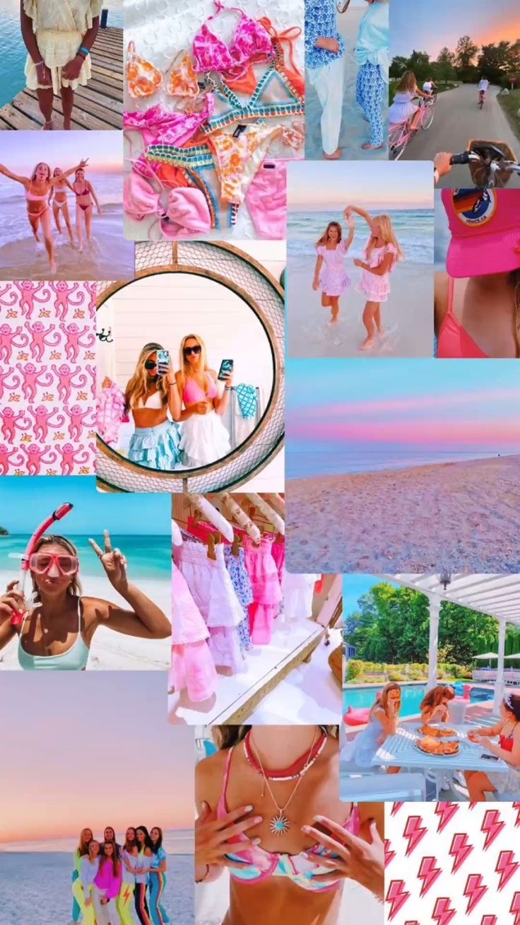 Pink Preppy Collage Wallpapers - Wallpaper Cave