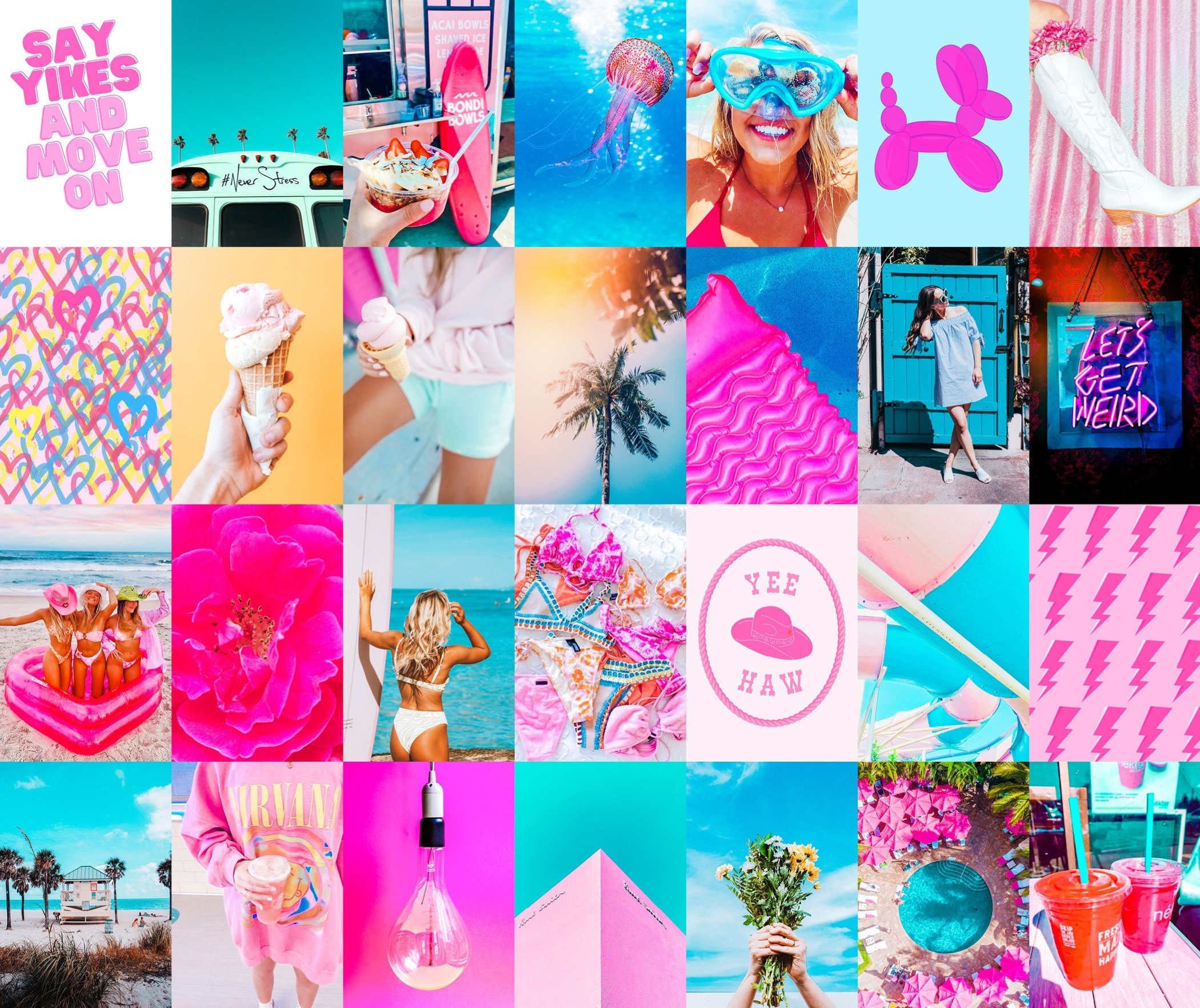 Bright Collage Summer Wallpapers - Wallpaper Cave