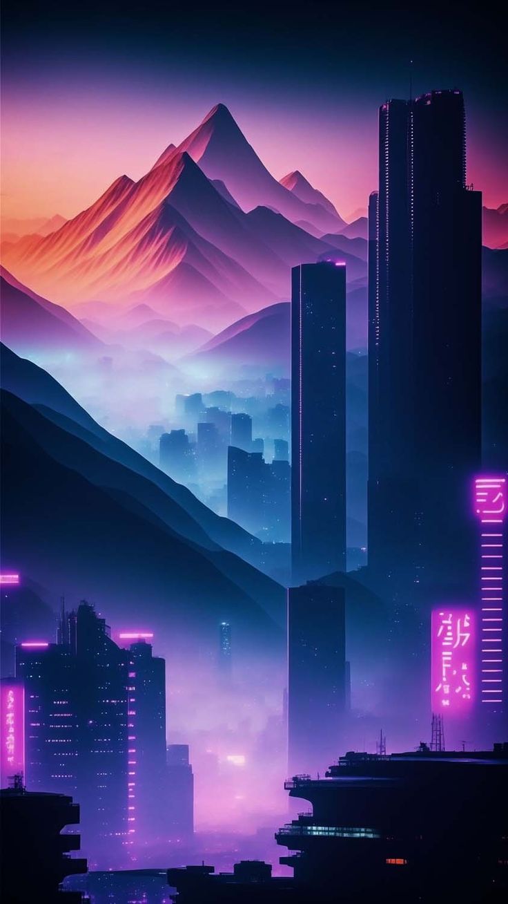 Cyberpunk City iPhone Wallpapers - Wallpaper Cave