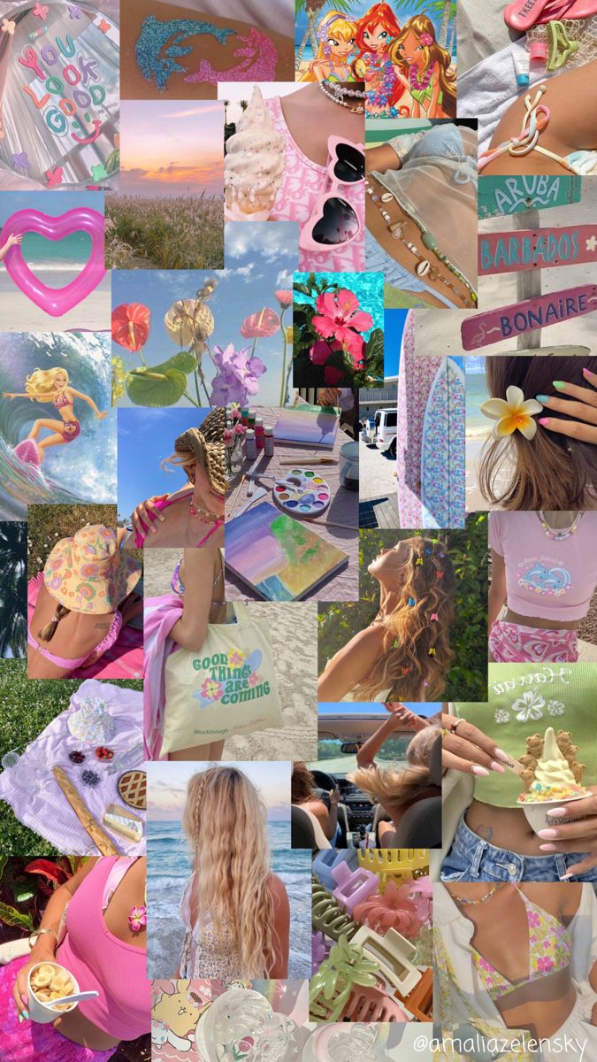 Bright Collage Summer Wallpapers - Wallpaper Cave
