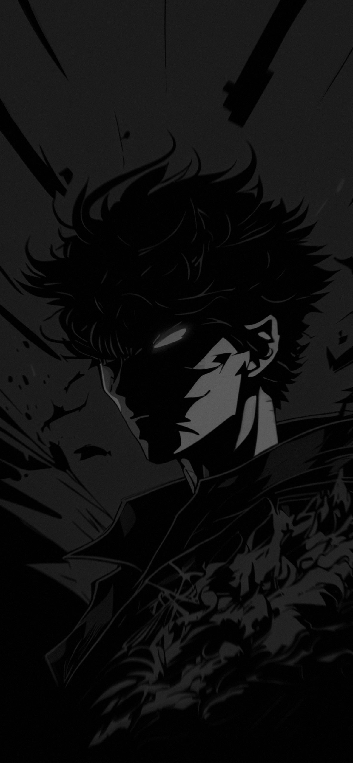 Solo Leveling Black And White Wallpapers - Wallpaper Cave