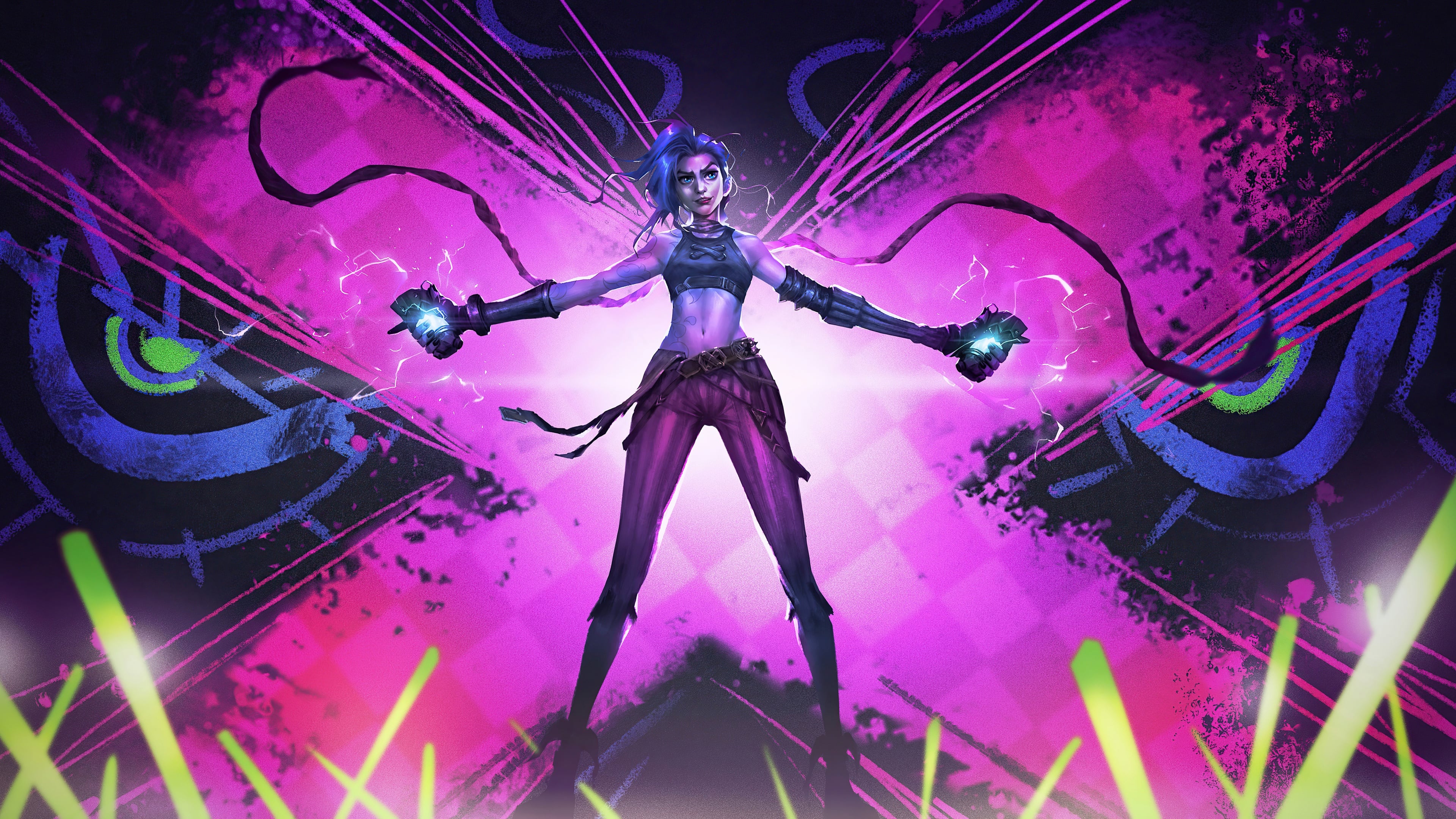 Jinx Arcane Computer Wallpapers - Wallpaper Cave