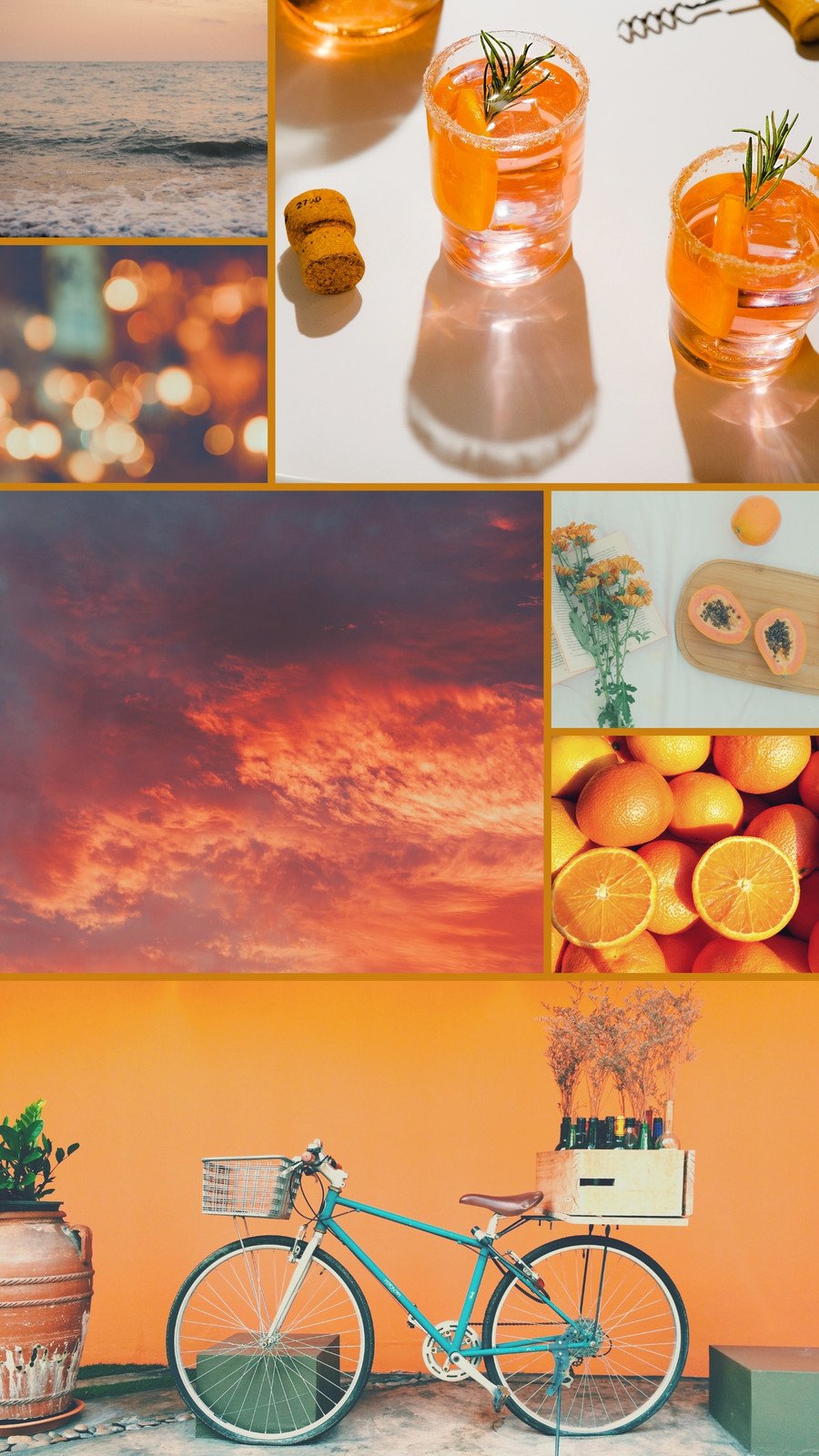 Orange Aesthetic Phone Wallpapers - Wallpaper Cave