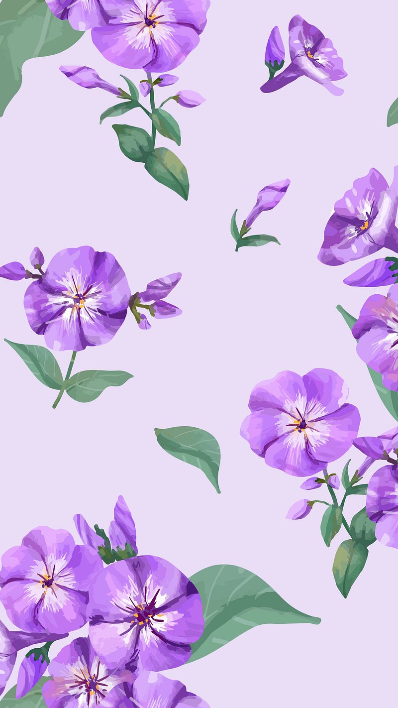 Purple Flower iPhone Wallpapers - Wallpaper Cave