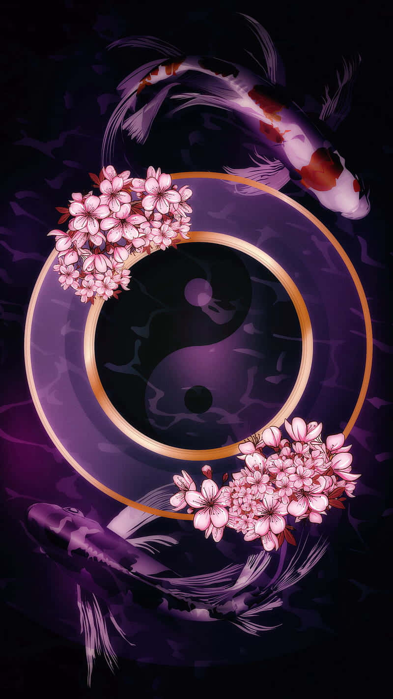 Purple Yin Yang Wallpapers - Wallpaper Cave