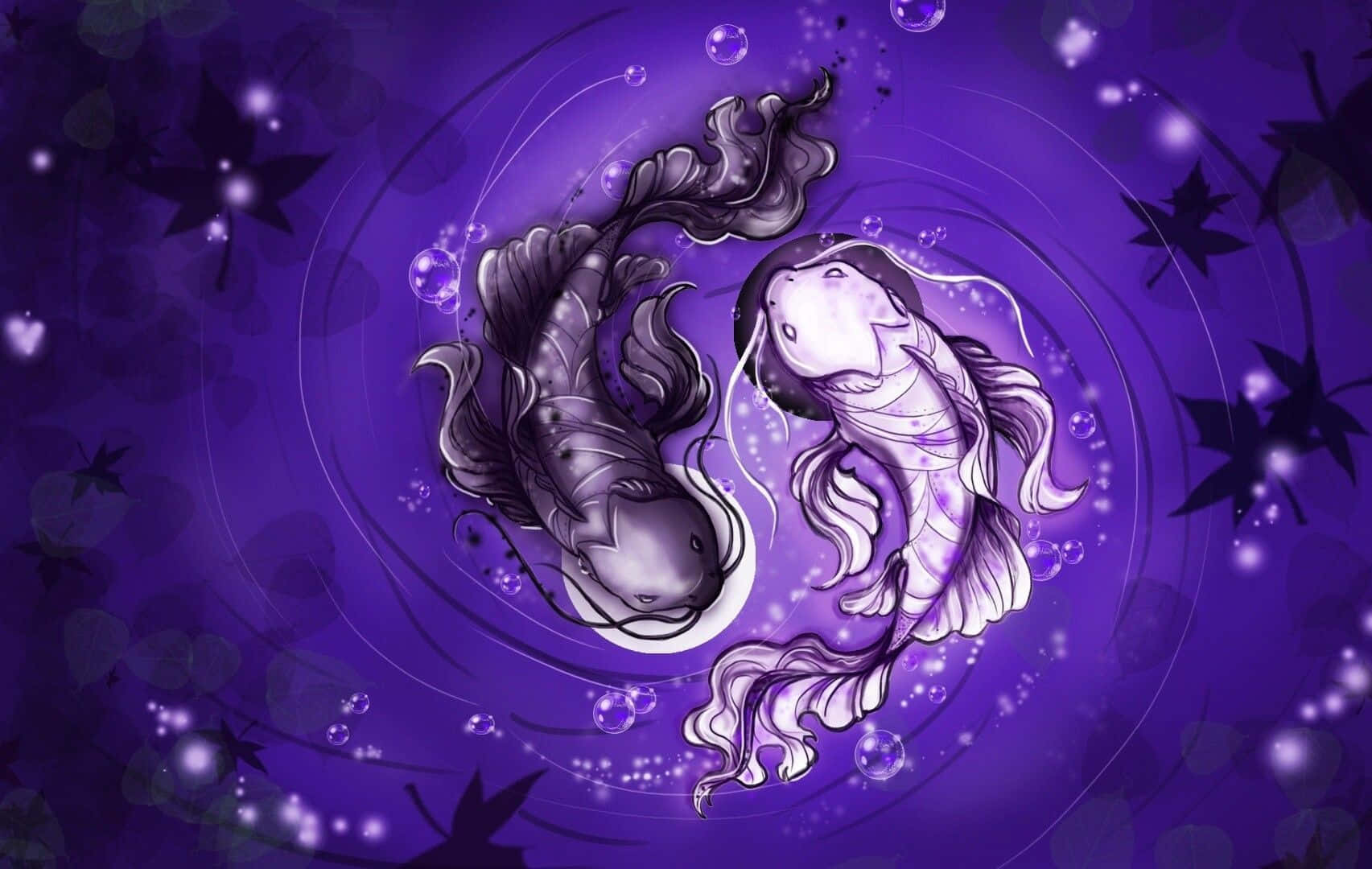 Purple Yin Yang Wallpapers - Wallpaper Cave