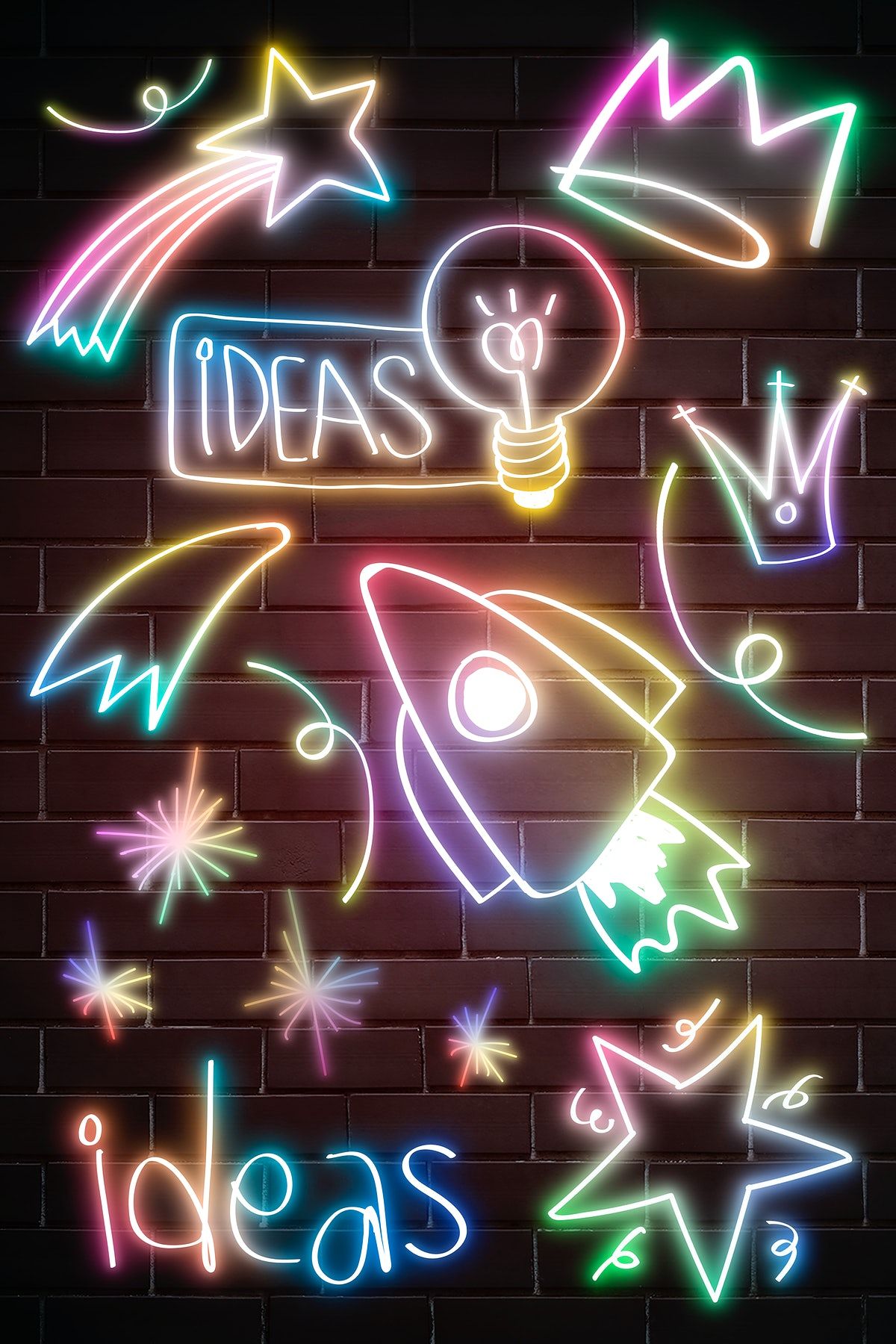 Neon Doodle Wallpapers - Wallpaper Cave