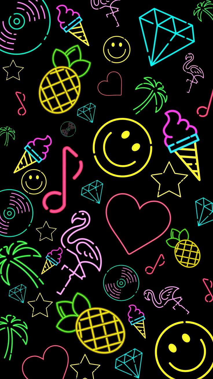 Neon Doodle Wallpapers - Wallpaper Cave