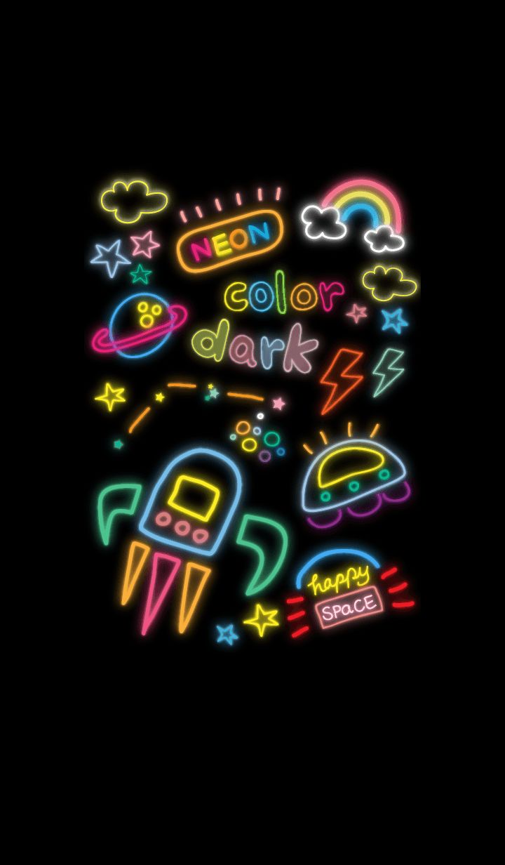 Neon Doodle Wallpapers - Wallpaper Cave