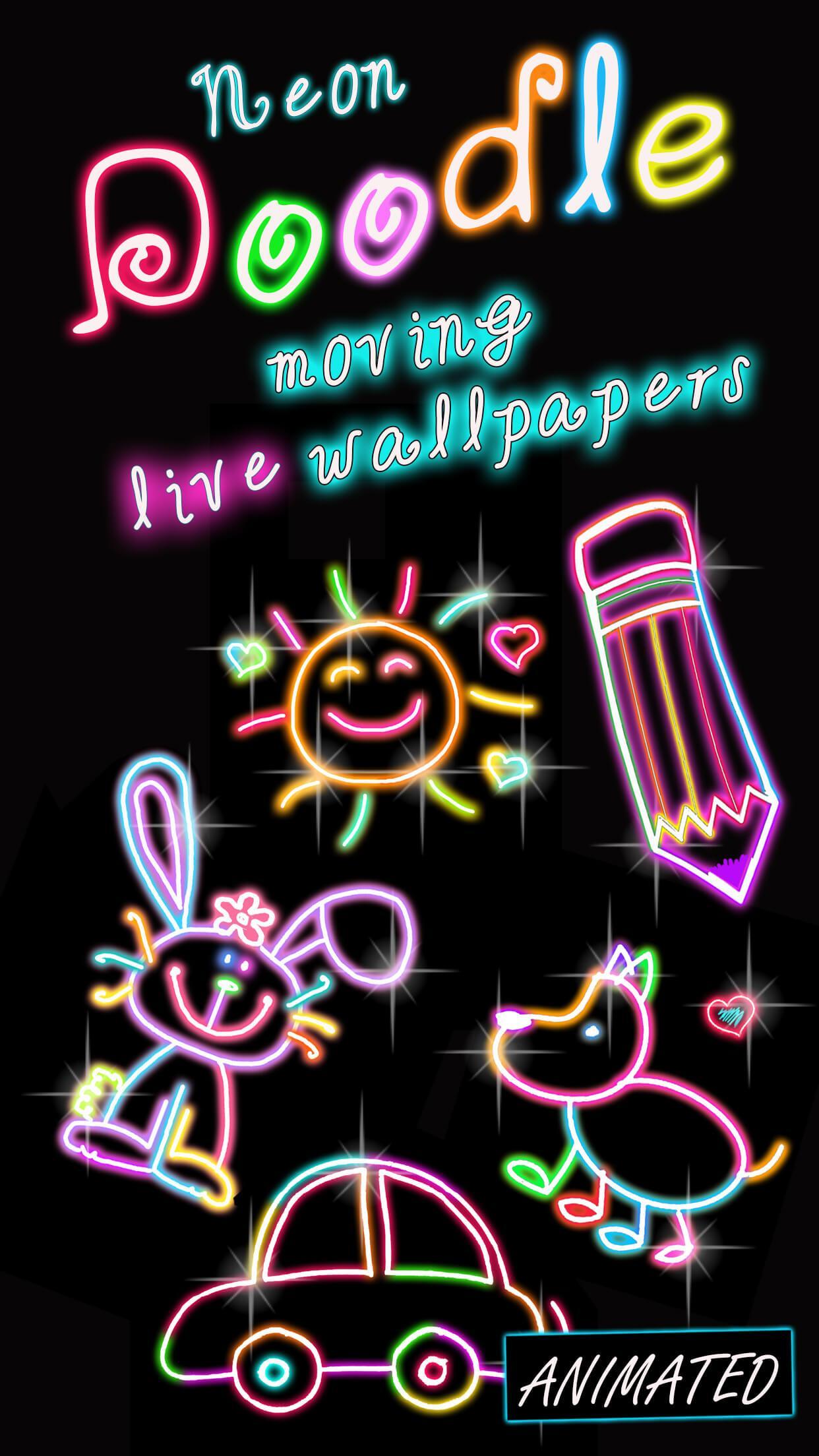 Neon Doodle Wallpapers - Wallpaper Cave