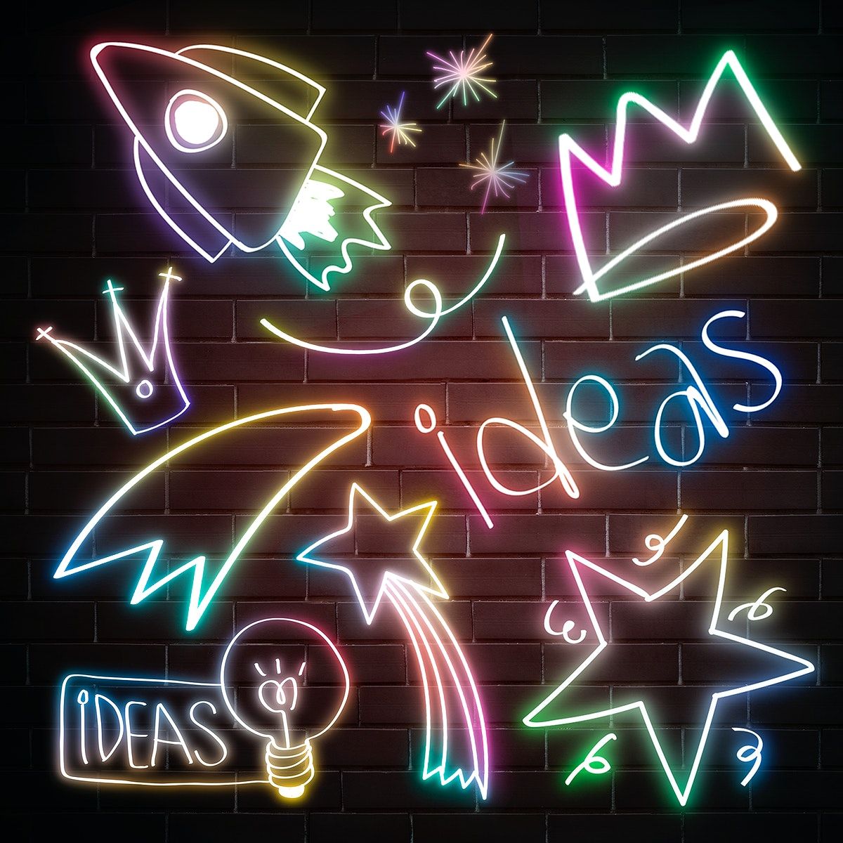 Neon Doodle Wallpapers - Wallpaper Cave