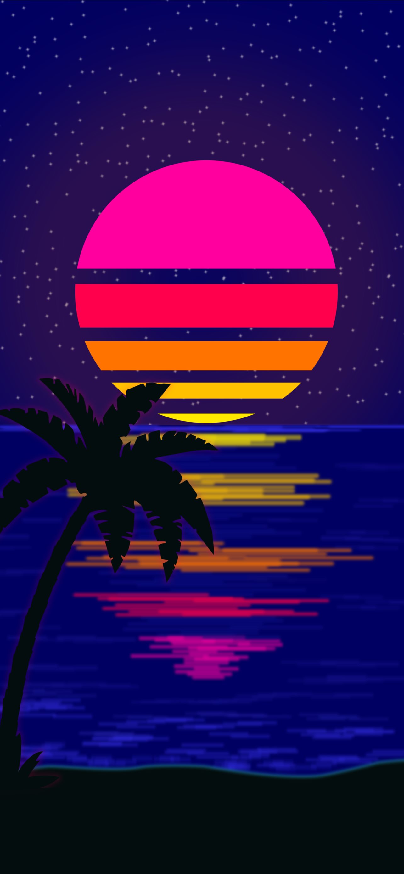 Retro Sun iPhone Wallpapers - Wallpaper Cave