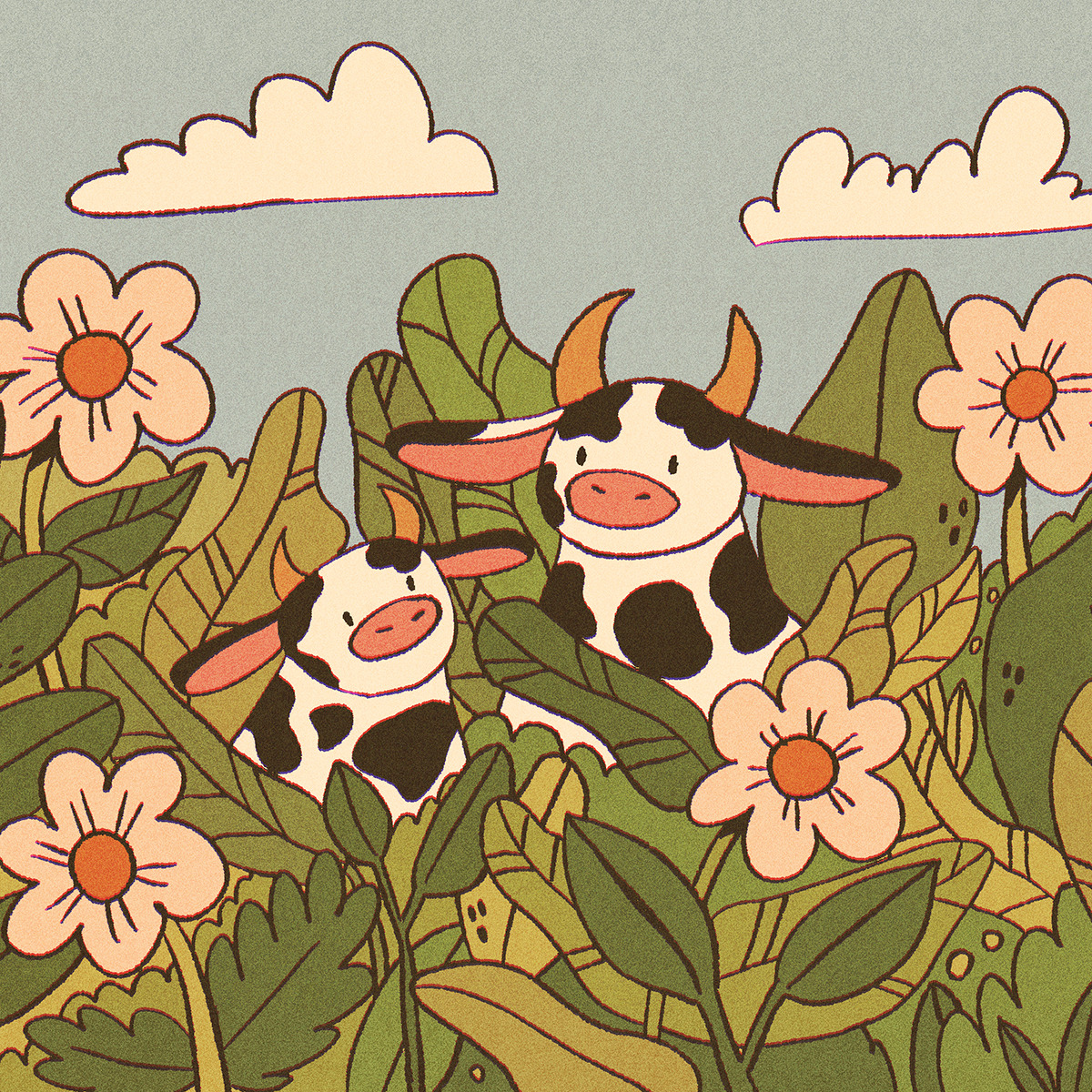 Cute Spring Cow Wallpapers - Wallpaper Cave