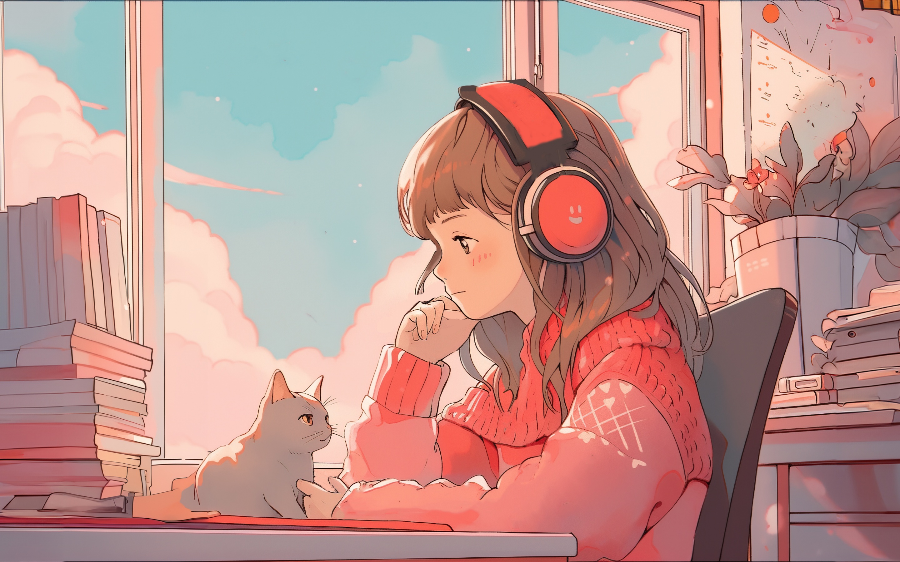 Anime Girl Lofi Wallpapers - Wallpaper Cave