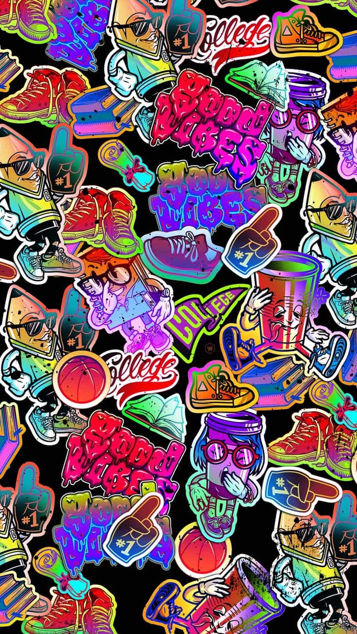 Stickers iPhone Wallpapers - Wallpaper Cave