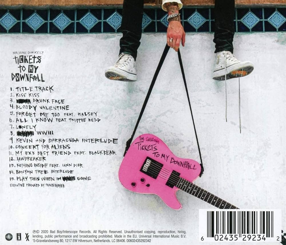 Machine Gun Kelly Tickets To My Downfall Wallpapers - Wallpaper Cave