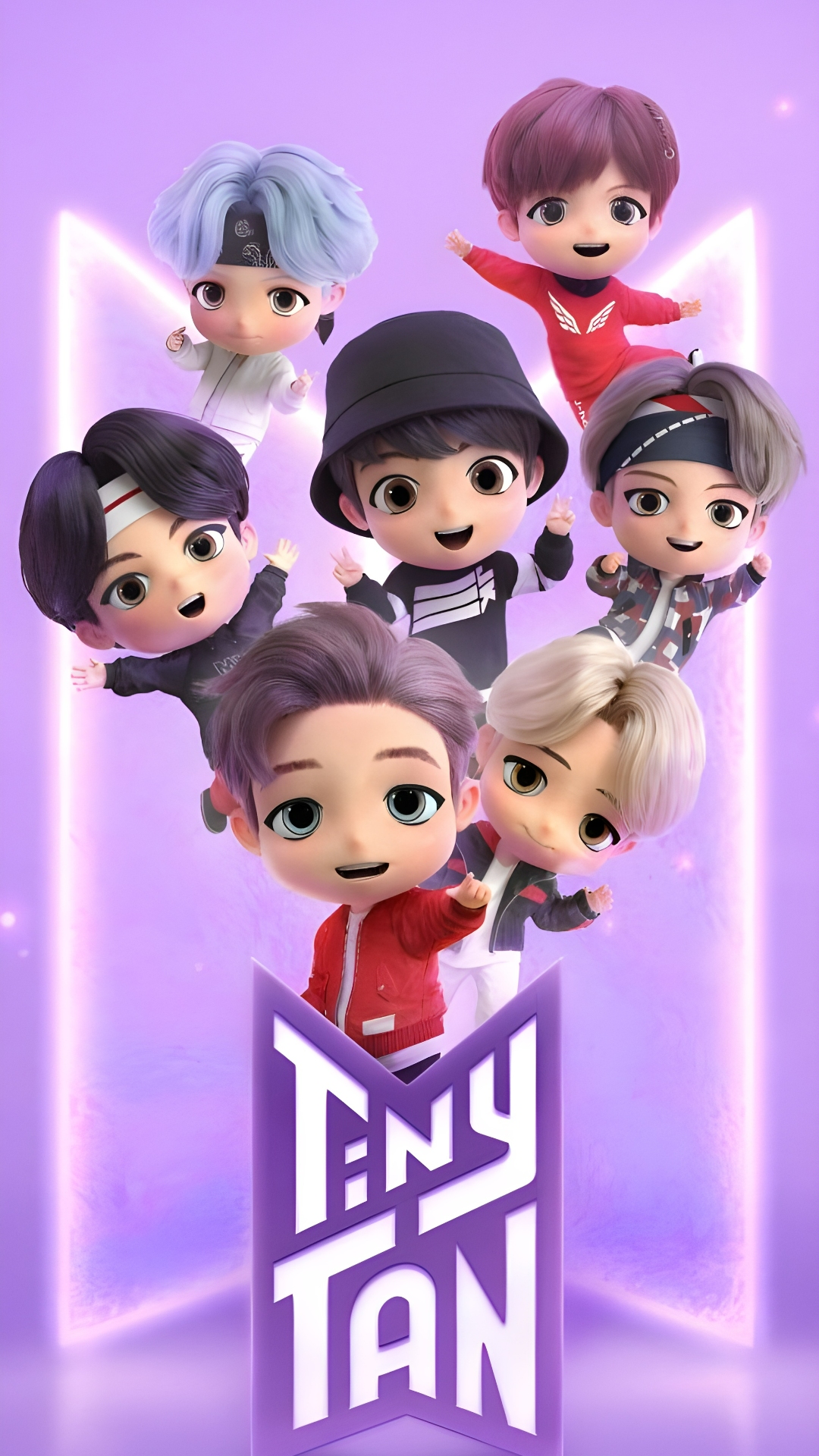 BTS Cartoon Phone HD 4k Wallpapers - Wallpaper Cave