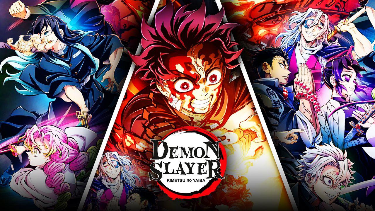 Demon Slayer Fight Poster Wallpapers - Wallpaper Cave