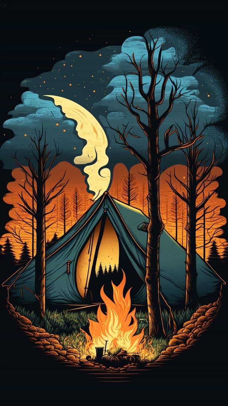 Campfire Phone Wallpapers - Wallpaper Cave