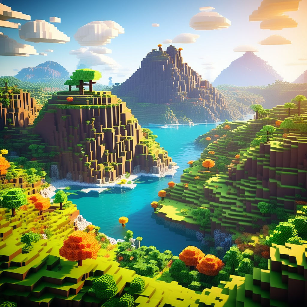 Minecraft Land Wallpapers - Wallpaper Cave