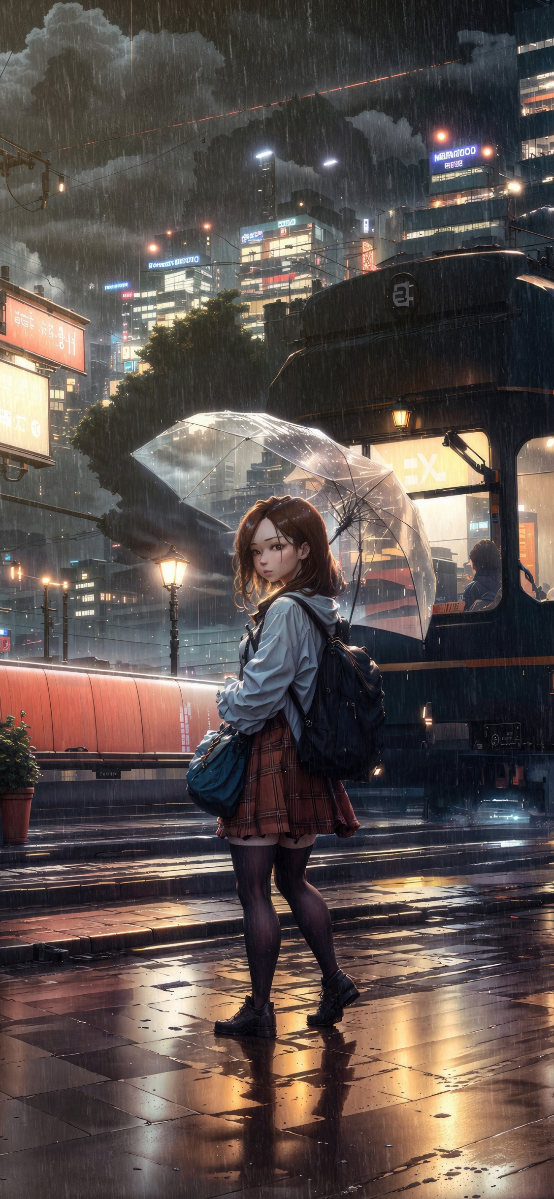 Anime Rain iPhone Wallpapers - Wallpaper Cave