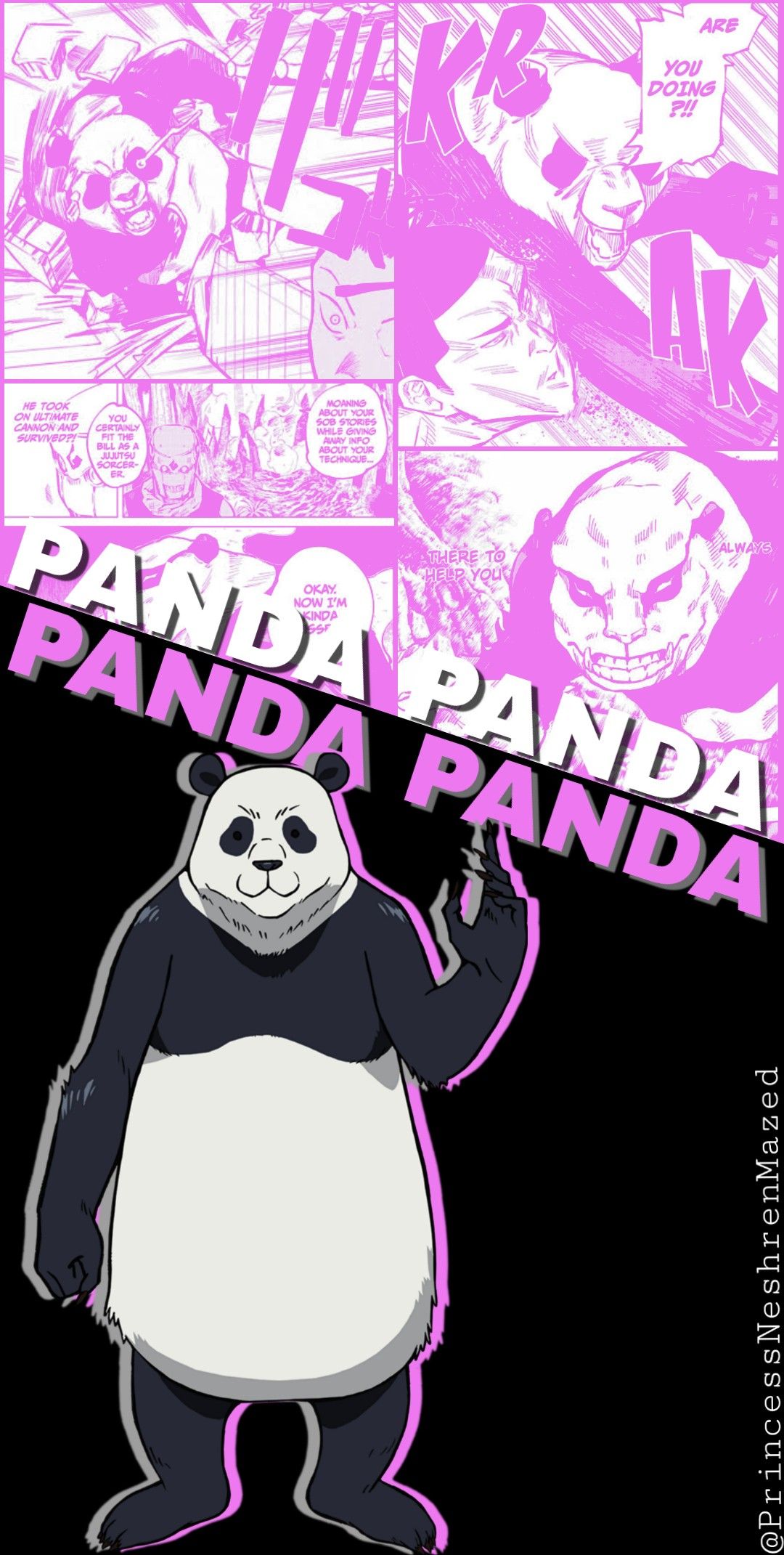 Panda JJK Wallpapers - Wallpaper Cave