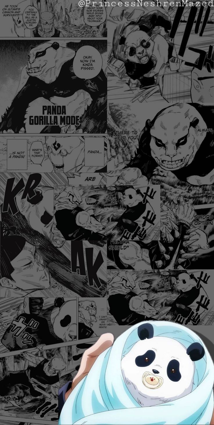 Panda JJK Wallpapers - Wallpaper Cave