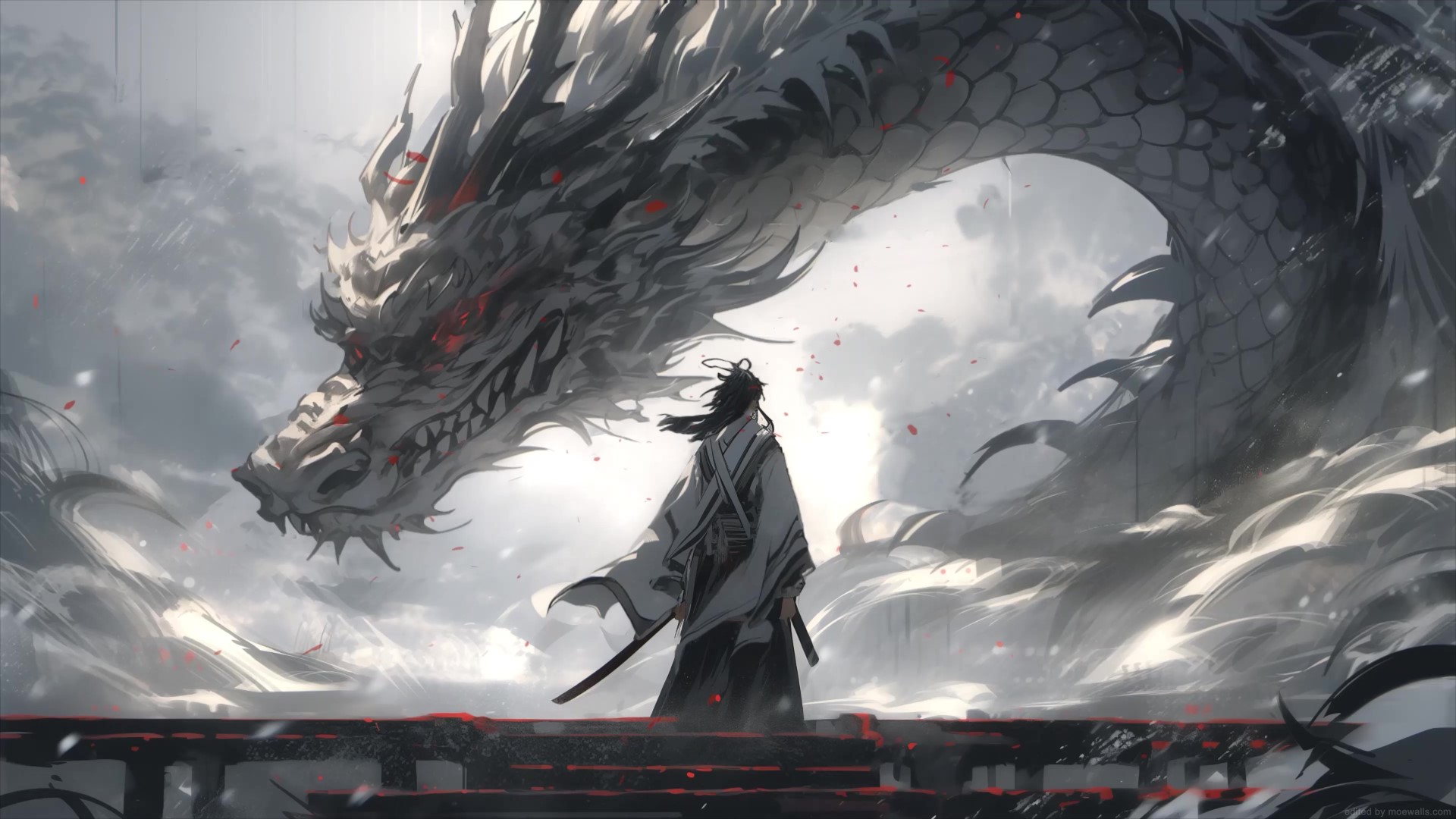 Samurai Vs Dragon Wallpapers - Wallpaper Cave