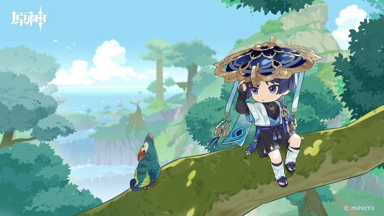 Chibi Wanderer Genshin Impact Wallpapers - Wallpaper Cave