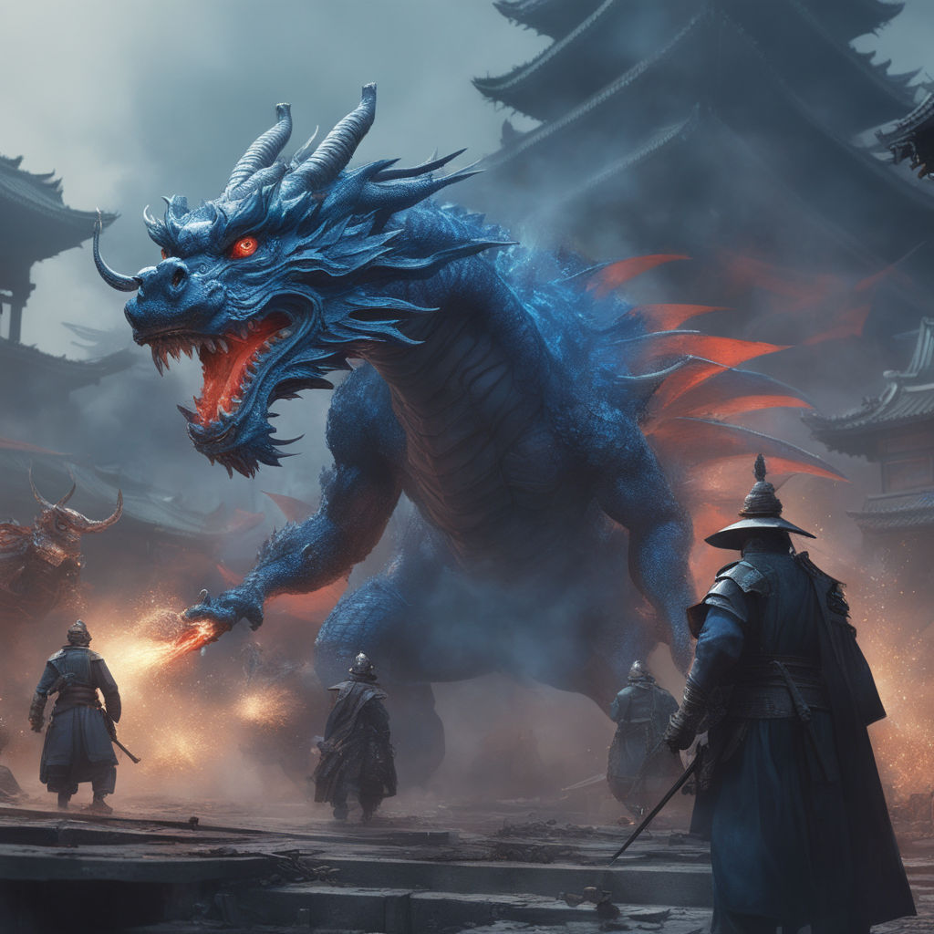 Chinese Dragon Fighting Samurai Wallpapers - Wallpaper Cave