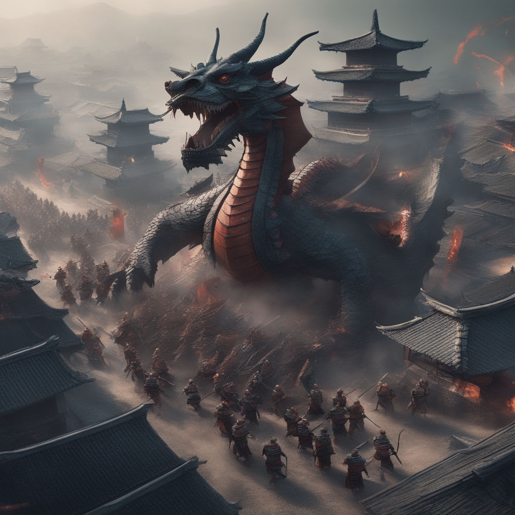 Chinese Dragon Fighting Samurai Wallpapers - Wallpaper Cave