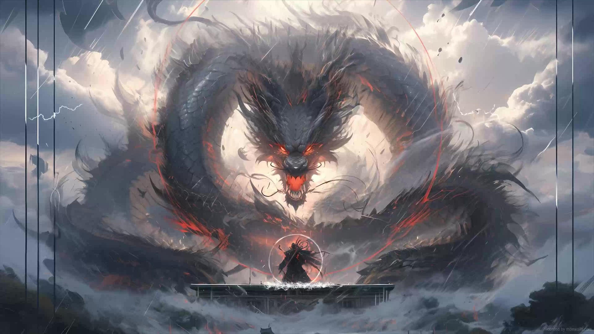 Chinese Dragon Fighting Samurai Wallpapers - Wallpaper Cave