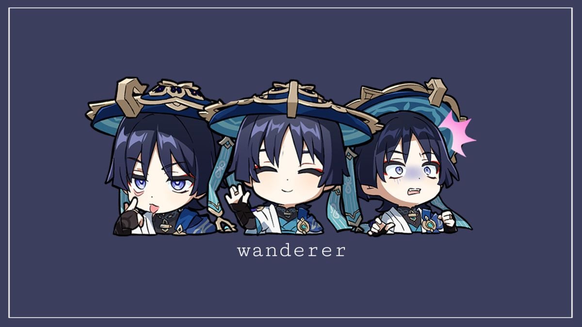 Chibi Wanderer Genshin Impact Wallpapers - Wallpaper Cave