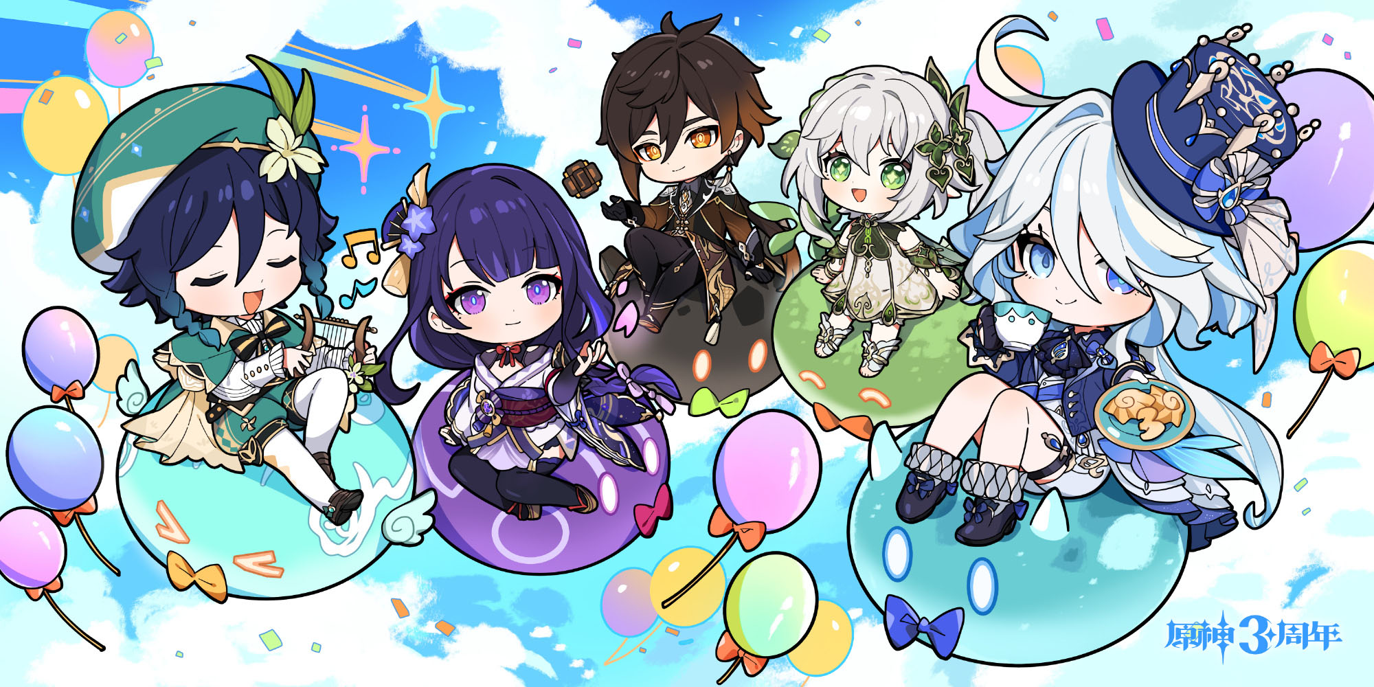 Chibi Wanderer Genshin Impact Wallpapers - Wallpaper Cave