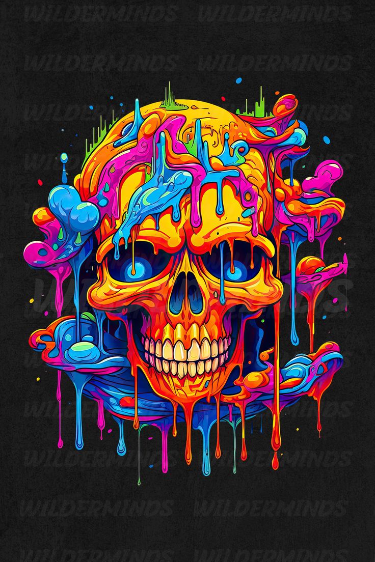 Trippy Skull Wallpapers - Wallpaper Cave