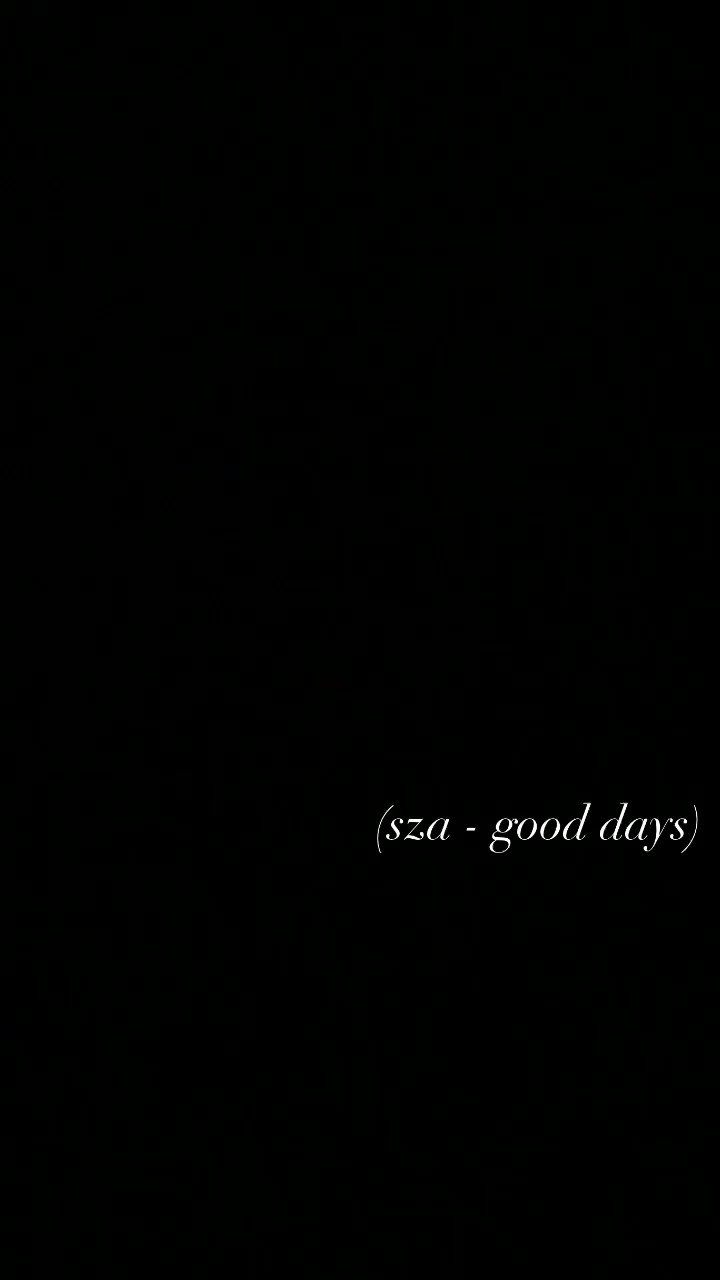 SZA Good Days Wallpapers - Wallpaper Cave