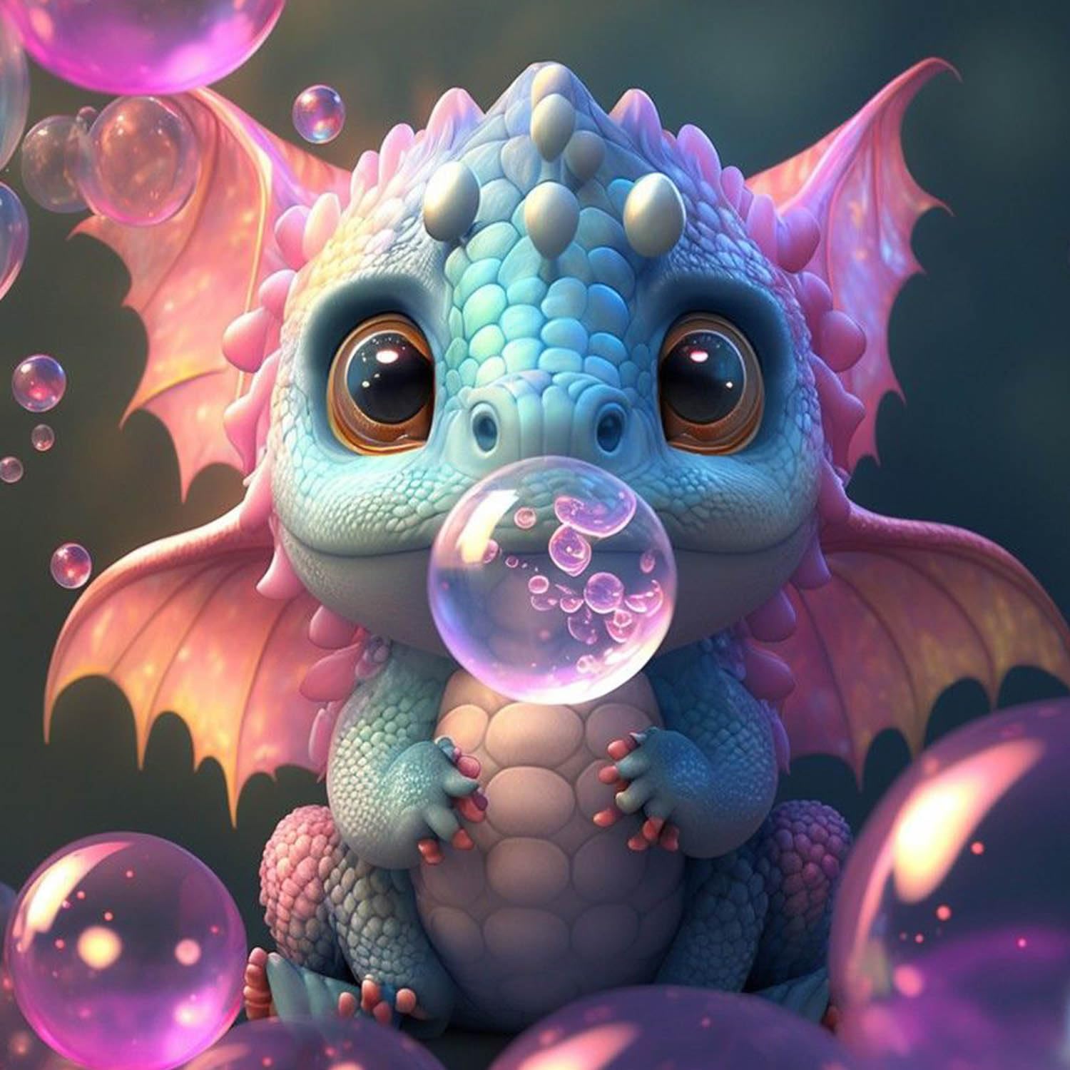 Cute Baby Dragon Art Wallpapers - Wallpaper Cave